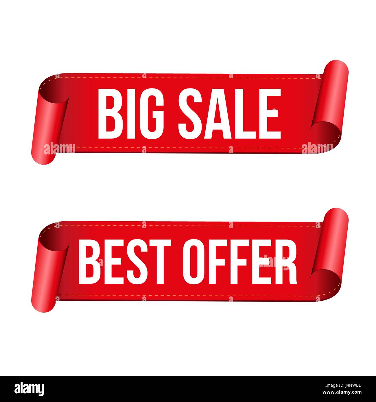 Big sale ribbon label Stock Vector Images - Alamy