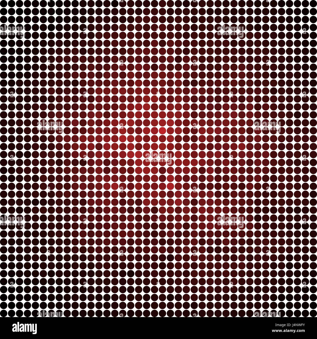 abstract vector colored round dots background - red Stock Vector Image ...