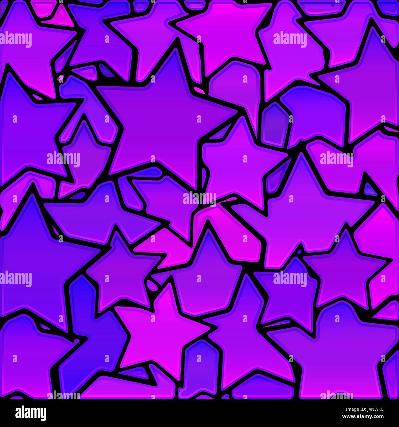 abstract vector stained-glass mosaic background - purple and violet ...
