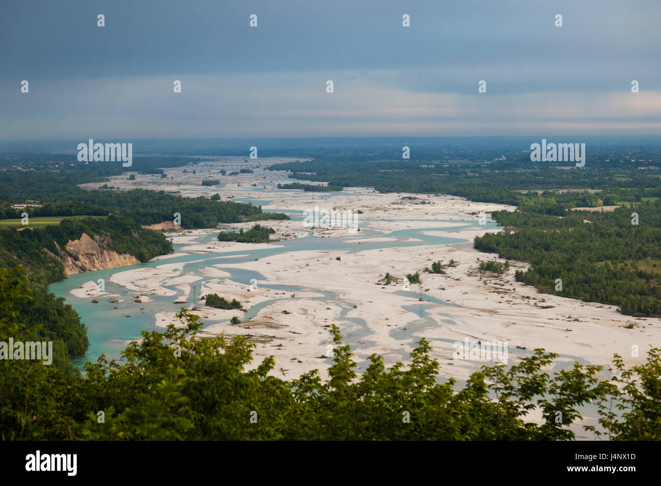 Tagliamento River in Italian Alps Stock Photo - Alamy