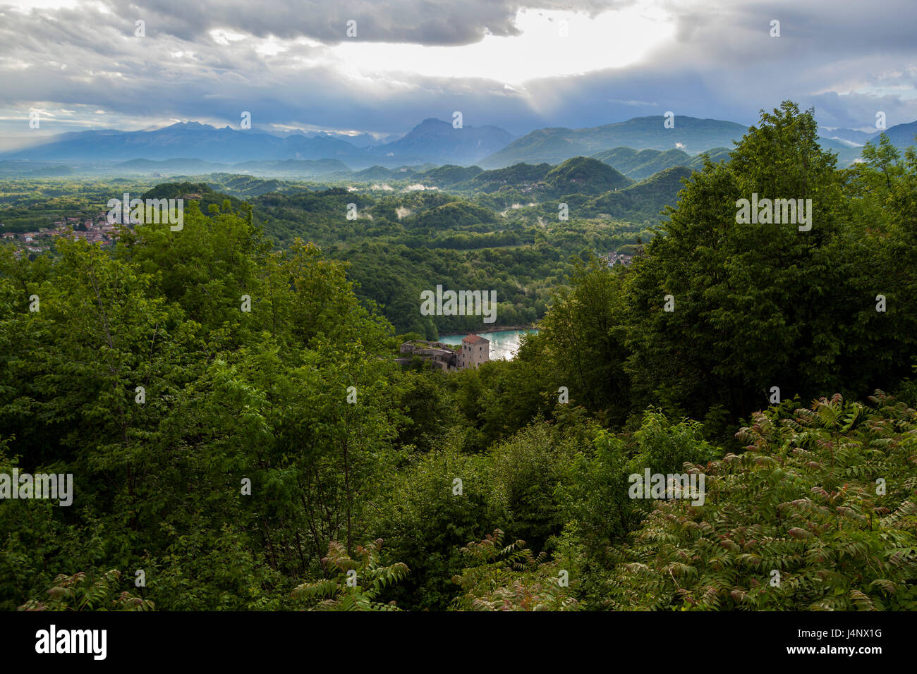 Tagliamento River in Italian Alps Stock Photo - Alamy