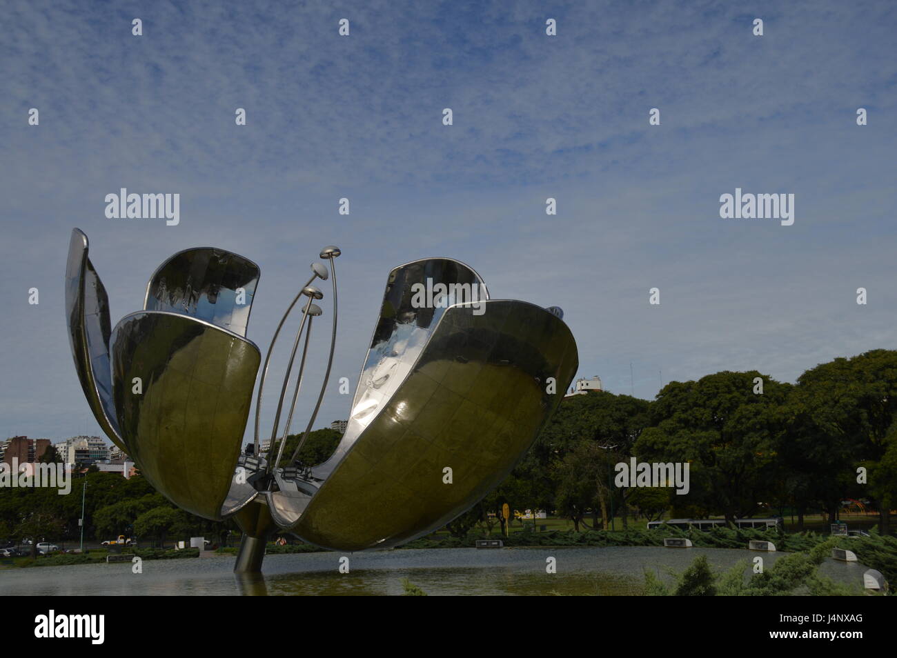 Floralis Generica in Buenos Aires Stock Photo - Alamy