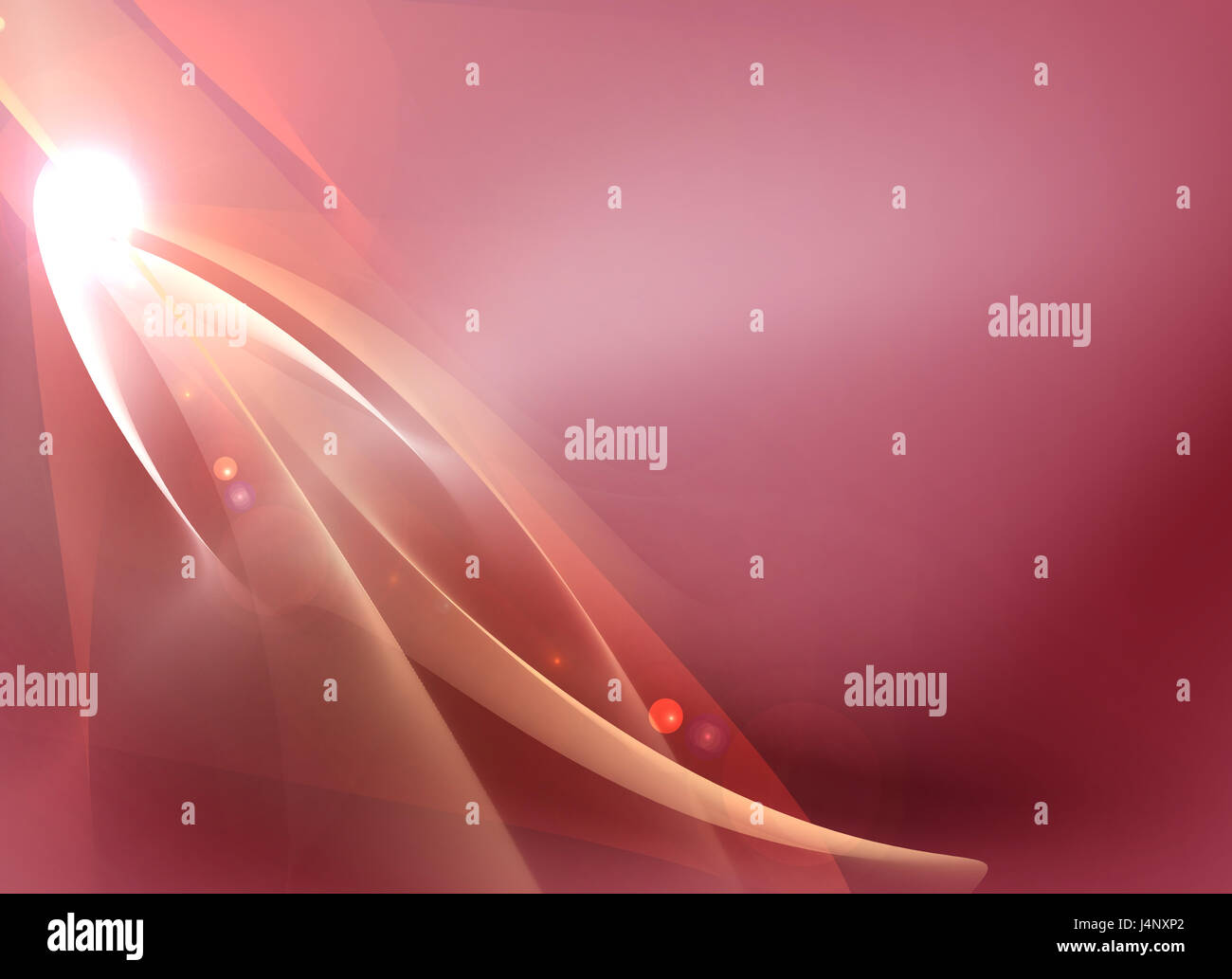 Minimalistic red soft background with waves and soft light Stock Photo ...