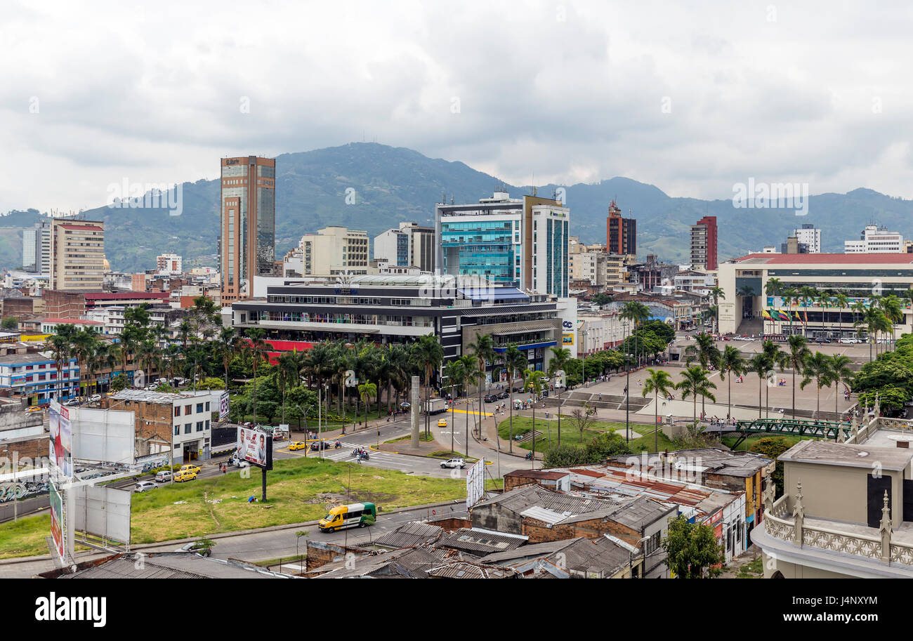 Areal view of Pereira, Colombia Stock Photo - Alamy