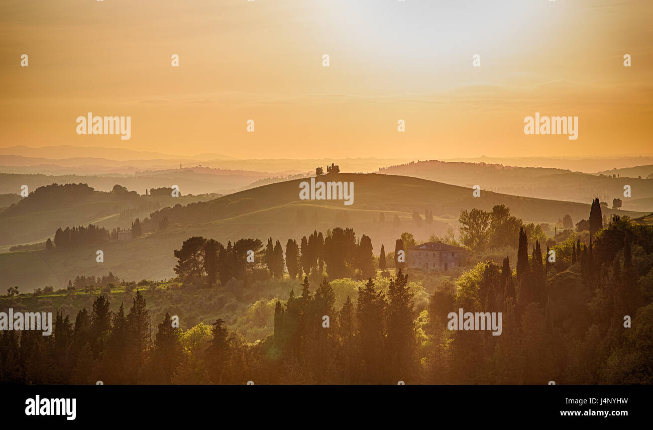 Magic Moments in the Tuscany Stock Photo - Alamy