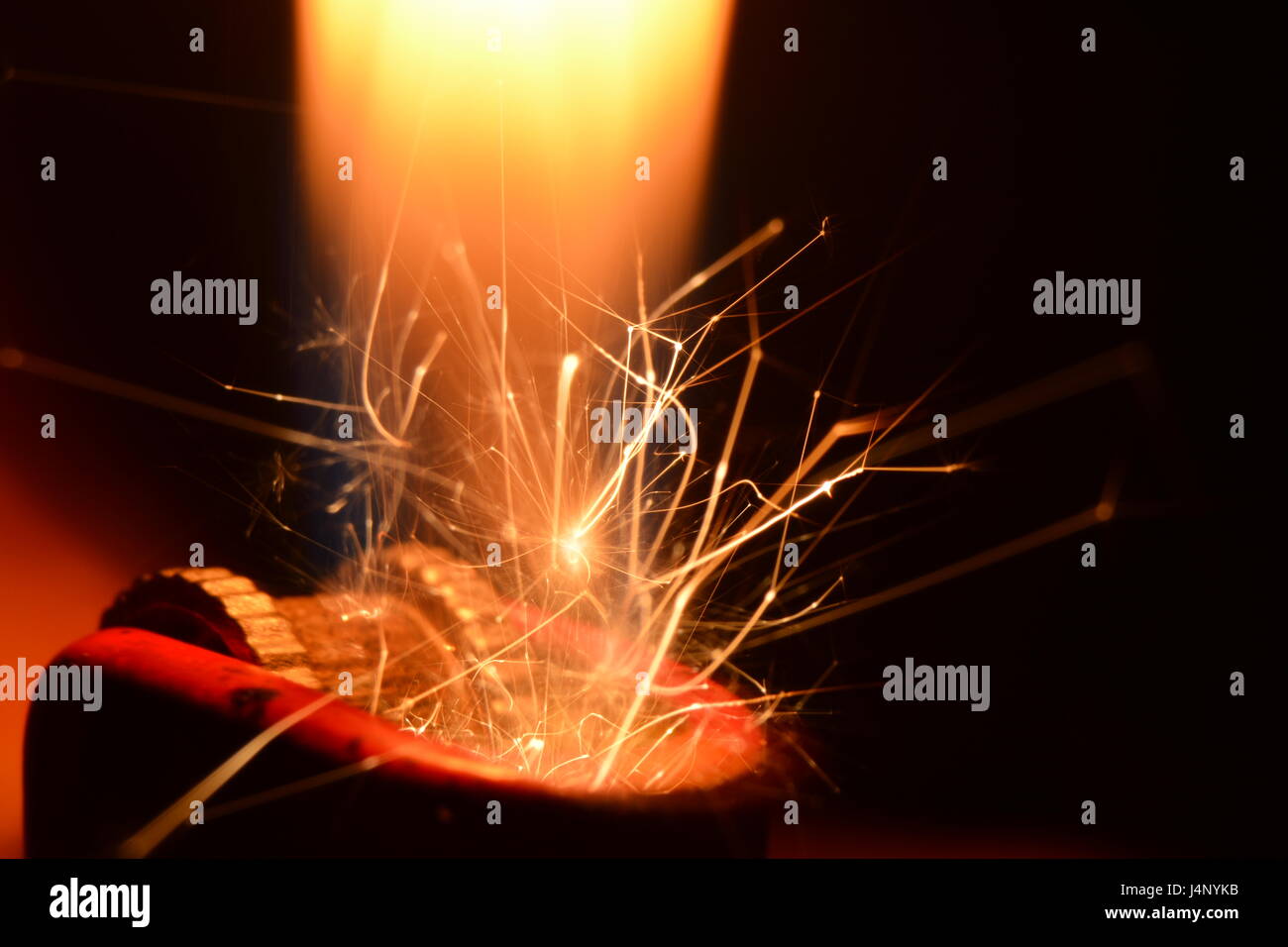 Lighter and Flint igniting Stock Photo - Alamy