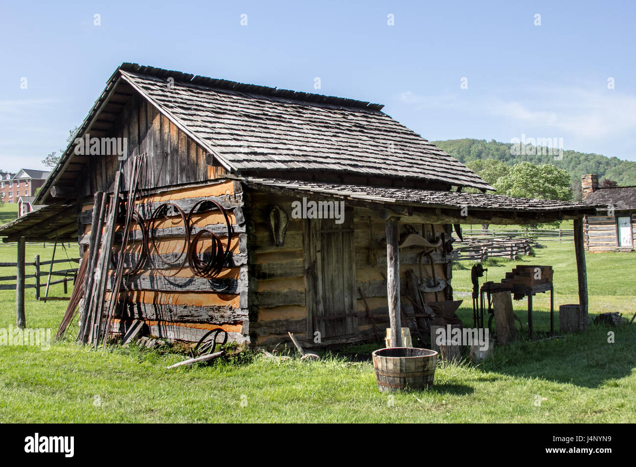 Blue Ridge Institute and Farm Museum, Virginia Stock Photo - Alamy