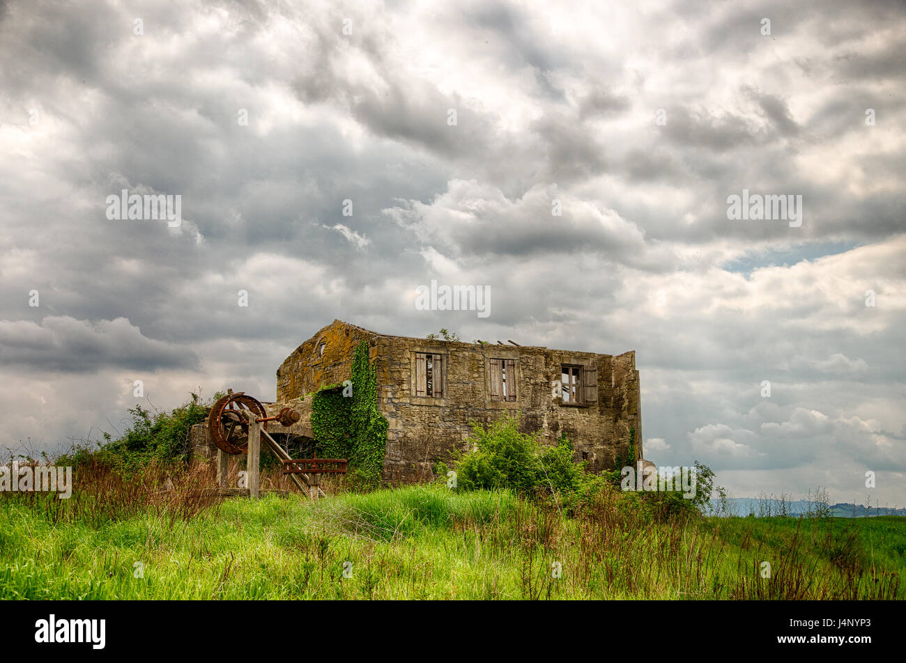 Old Oil Mill, Tuscany Stock Photo - Alamy