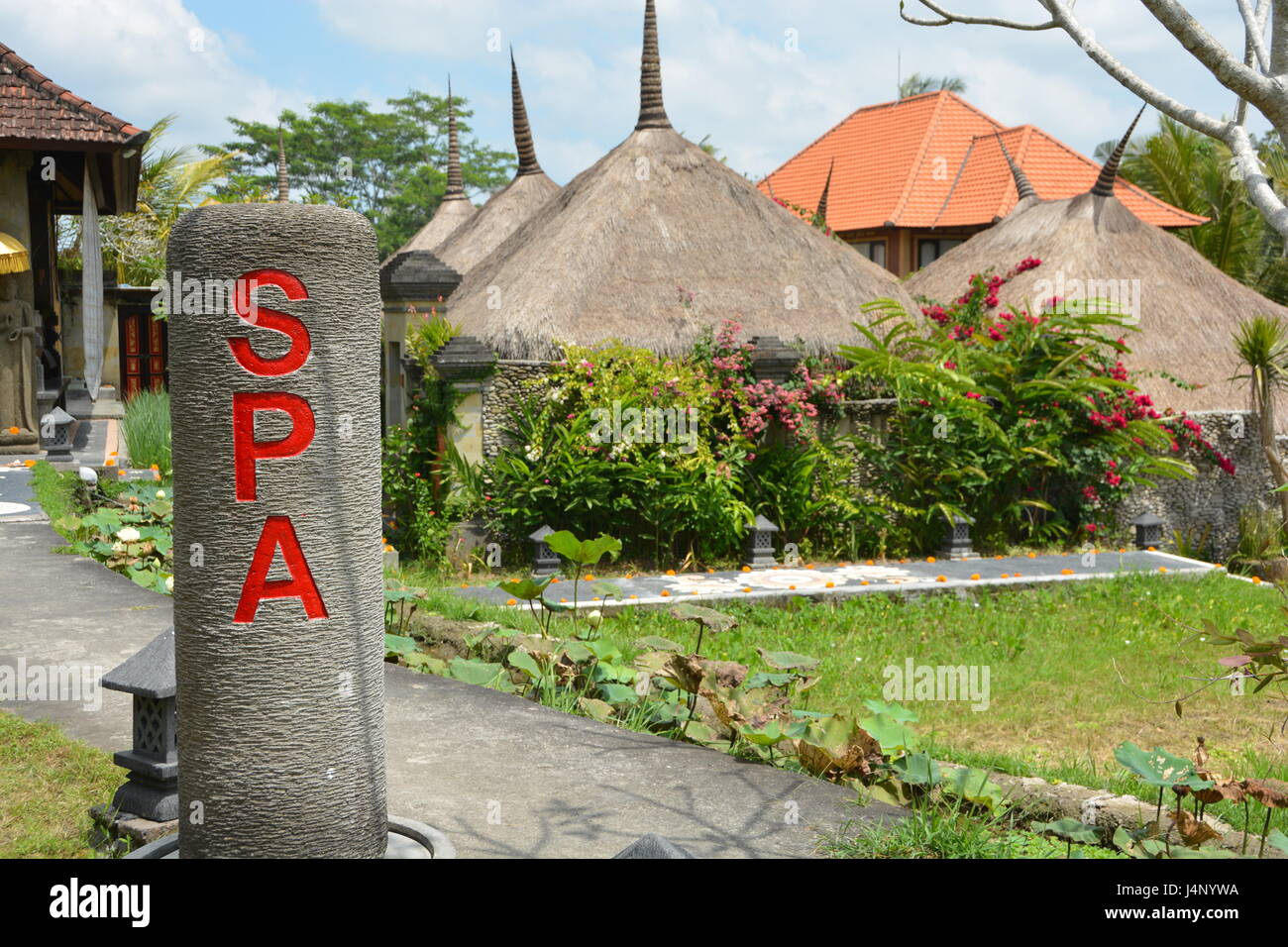 Spa in Ubud, Bali Stock Photo - Alamy