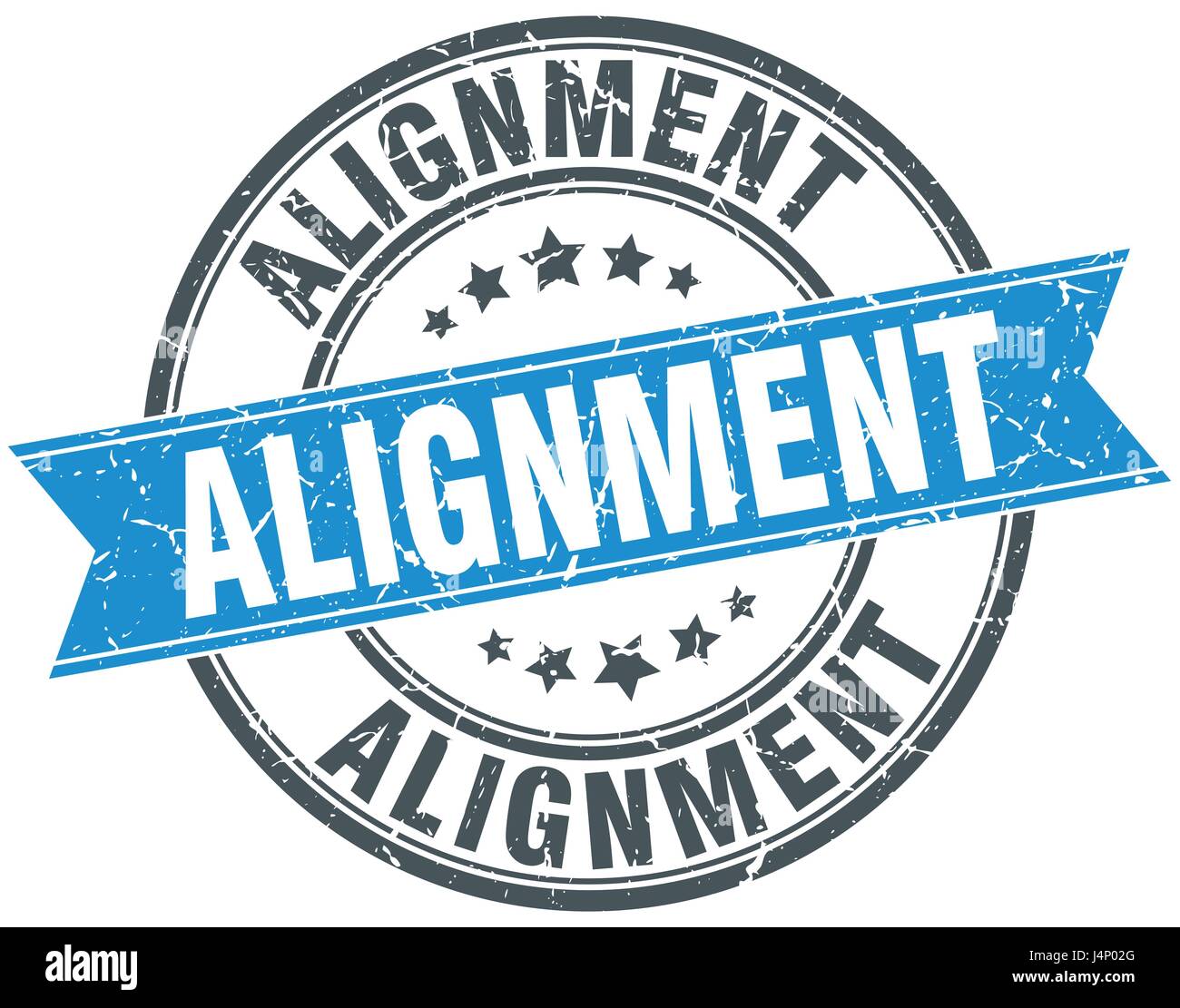 alignment round grunge ribbon stamp Stock Vector Image & Art - Alamy