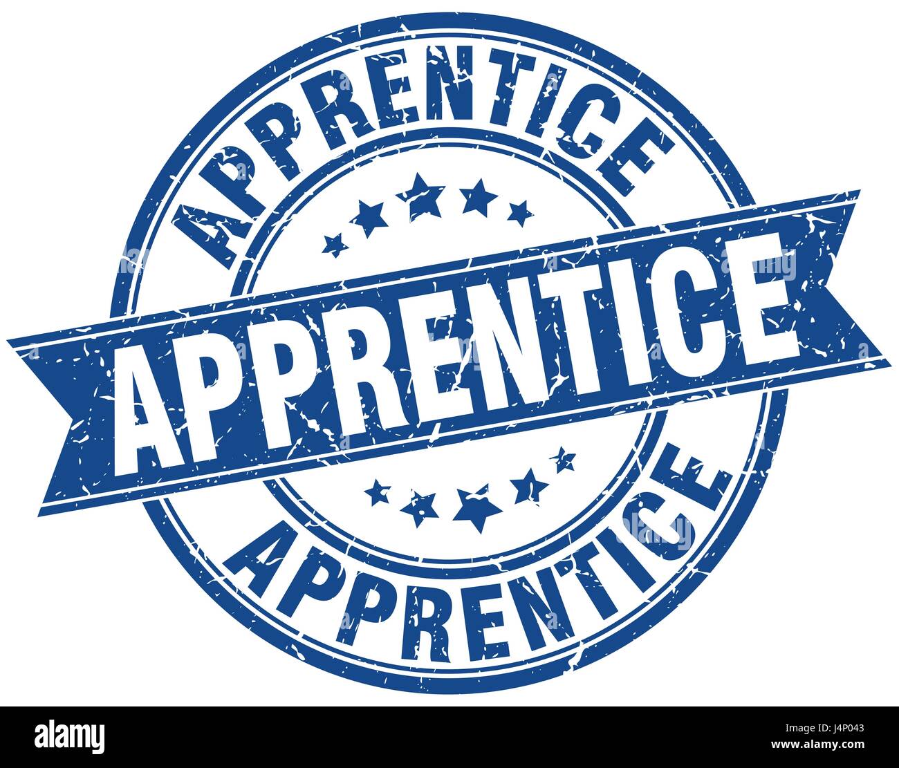 apprentice round grunge ribbon stamp Stock Vector Image & Art - Alamy
