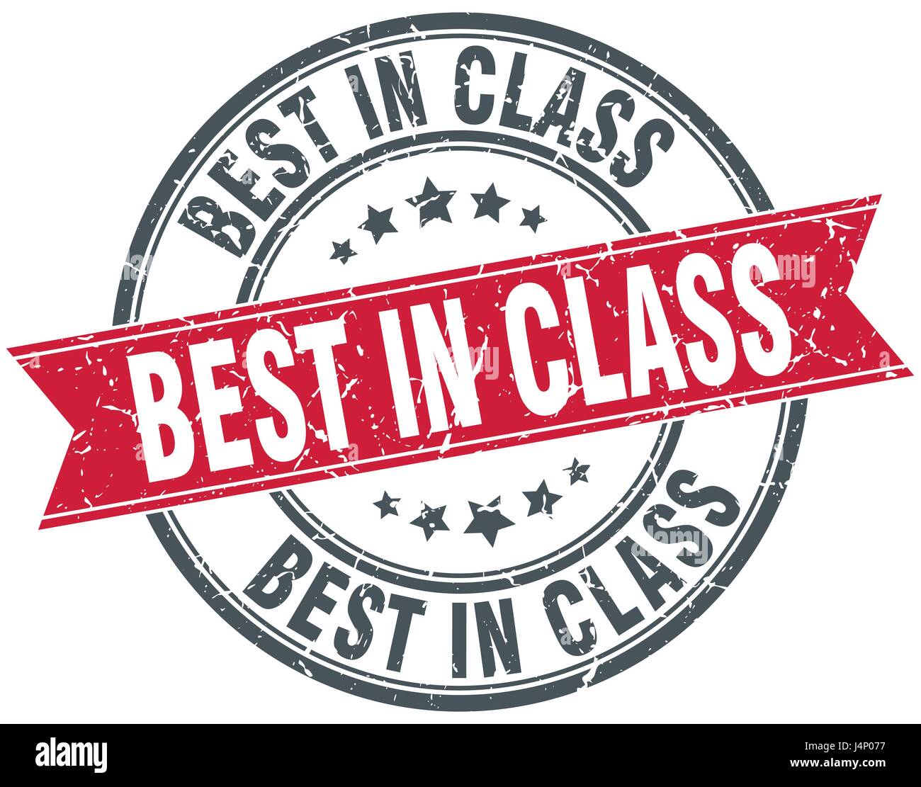 best in class round grunge ribbon stamp Stock Vector Image & Art - Alamy
