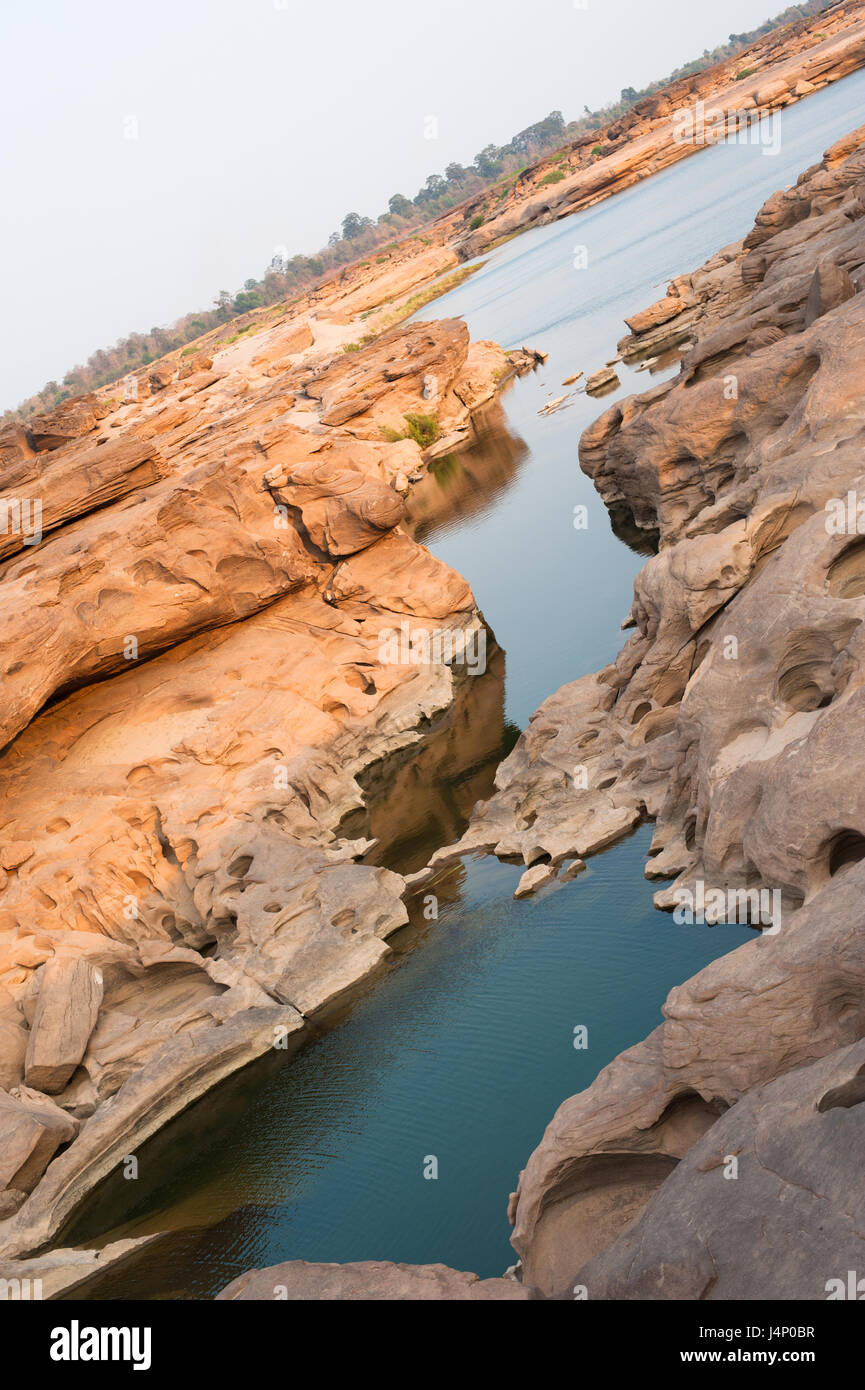 Unseen Sam Pan Bok Grand Canyon, Ubon ratchathani, Northeast of ...