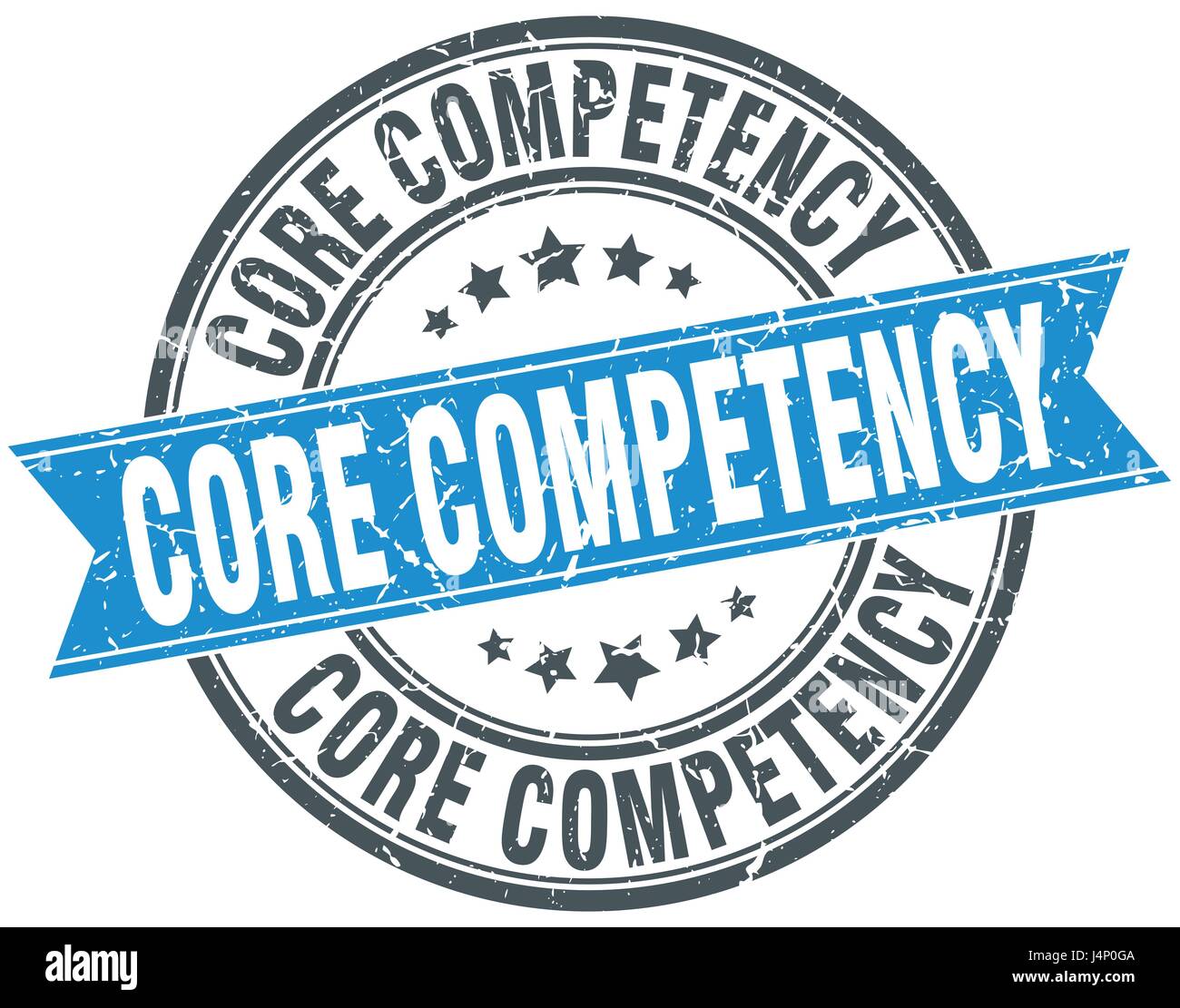 core competency round grunge ribbon stamp Stock Vector Image & Art - Alamy