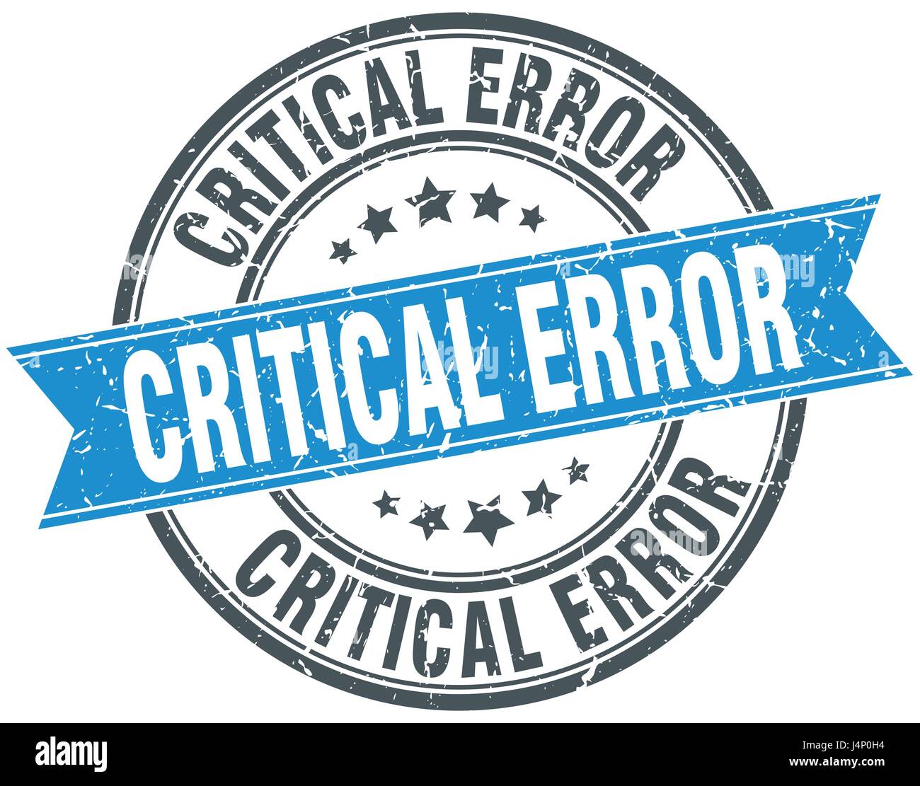 Critical error sign round hi-res stock photography and images - Alamy