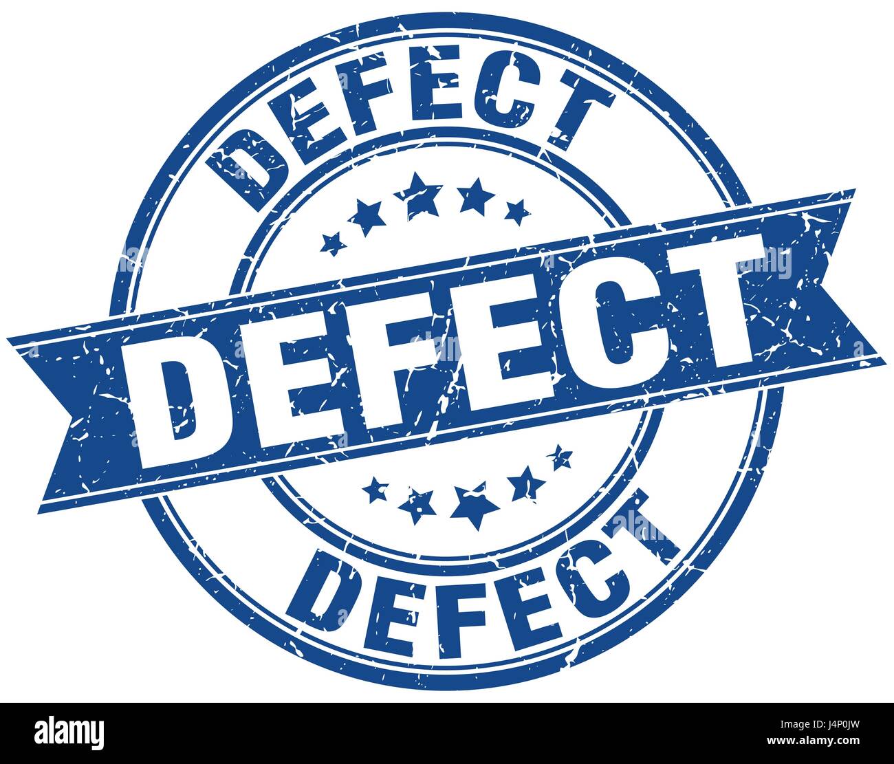 defect round grunge ribbon stamp Stock Vector Image & Art - Alamy