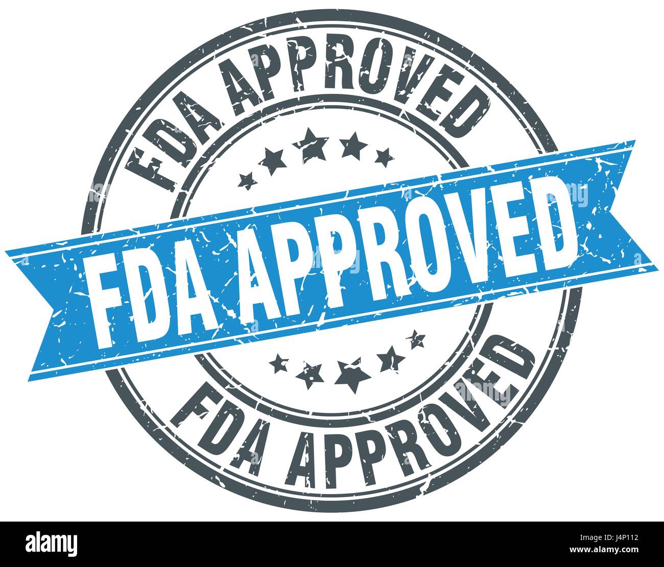 fda approved round grunge ribbon stamp Stock Vector Image & Art - Alamy