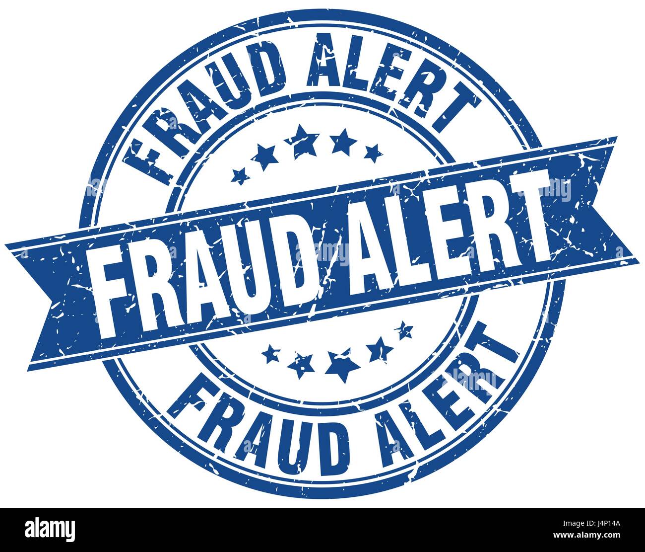 fraud alert round grunge ribbon stamp Stock Vector Image & Art - Alamy