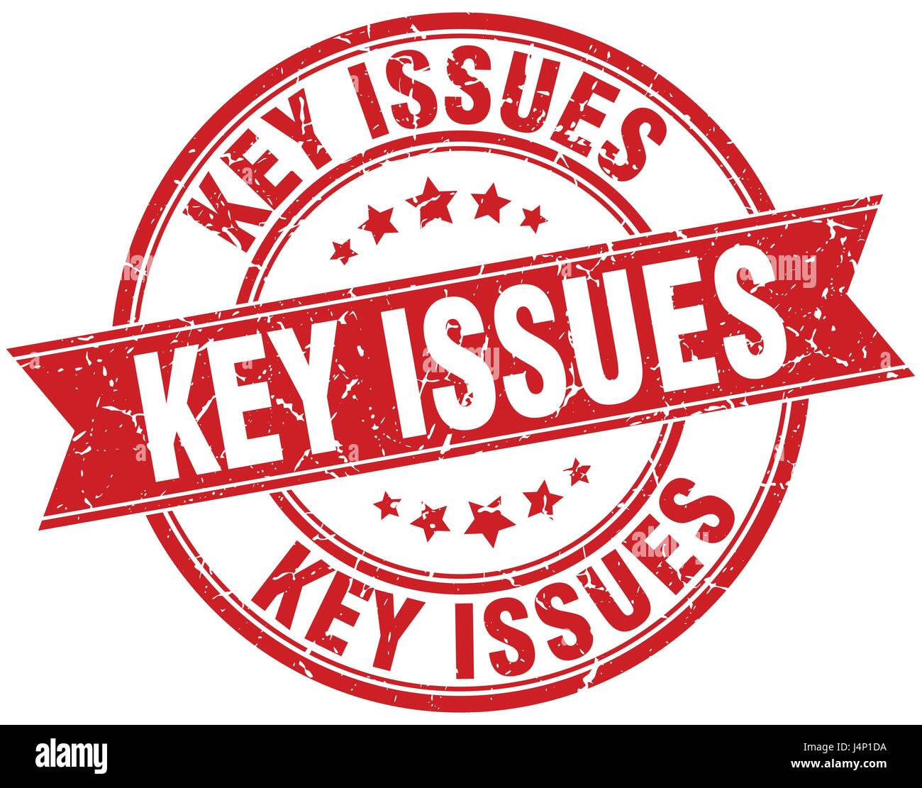 key issues round grunge ribbon stamp Stock Vector Image & Art - Alamy