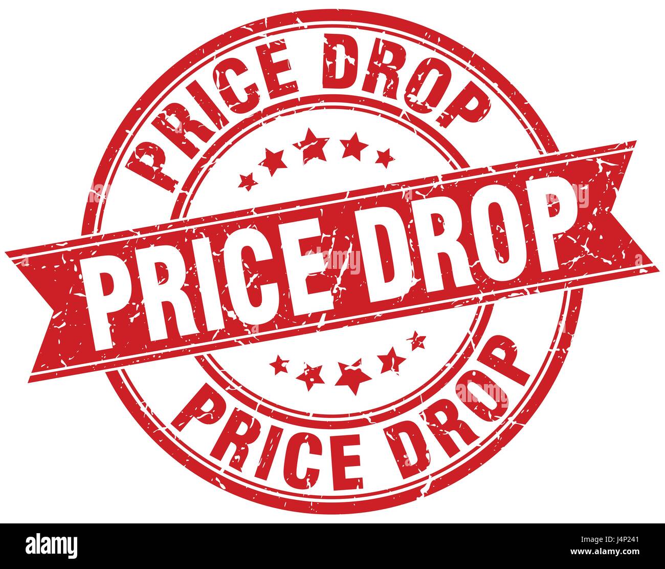 Price drop red rubber stamp hi-res stock photography and images - Alamy