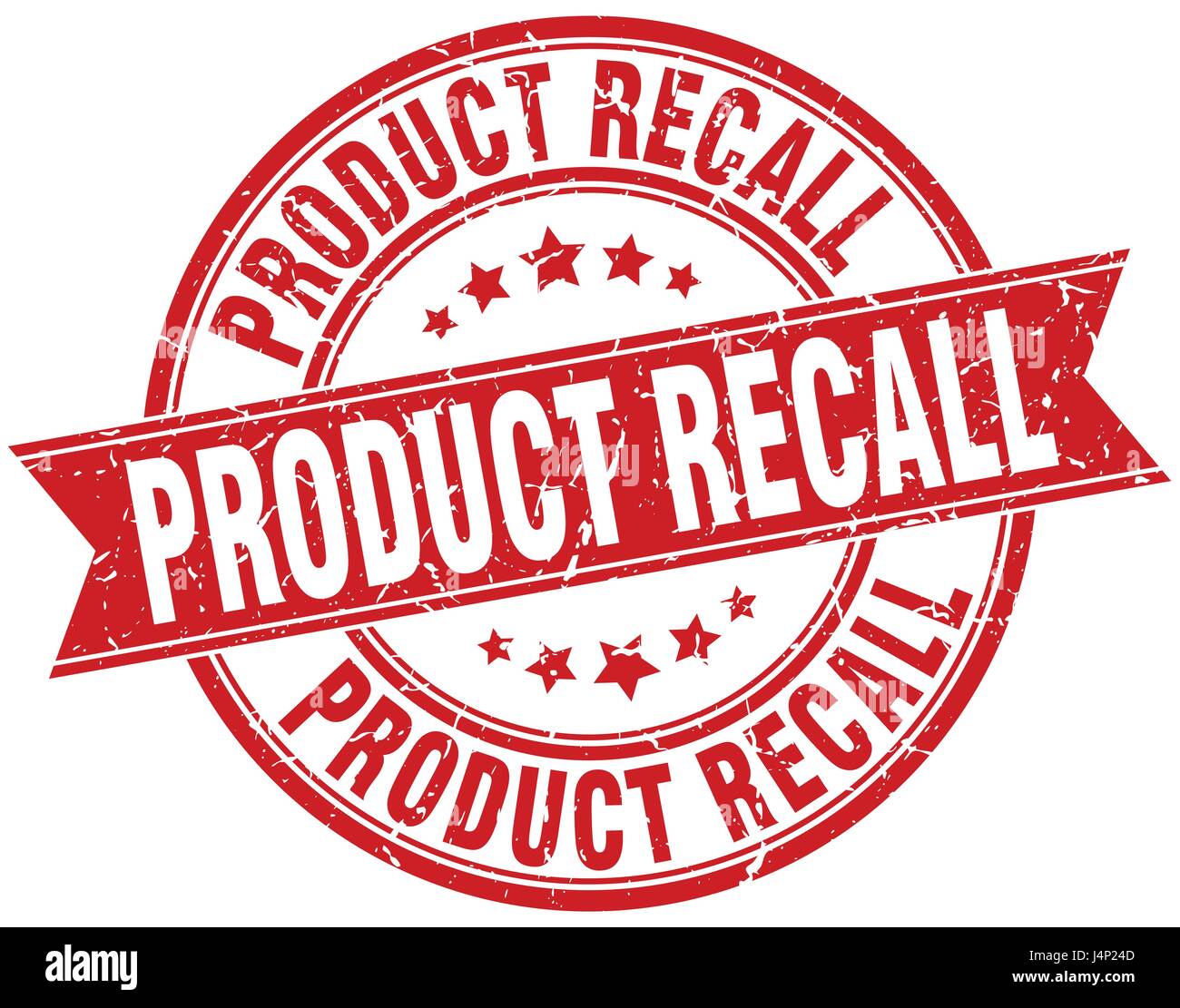 product recall round grunge ribbon stamp Stock Vector Image & Art - Alamy