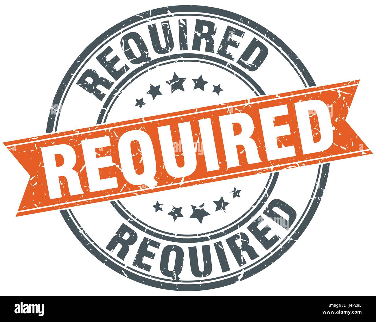 required round grunge ribbon stamp Stock Vector Image & Art - Alamy
