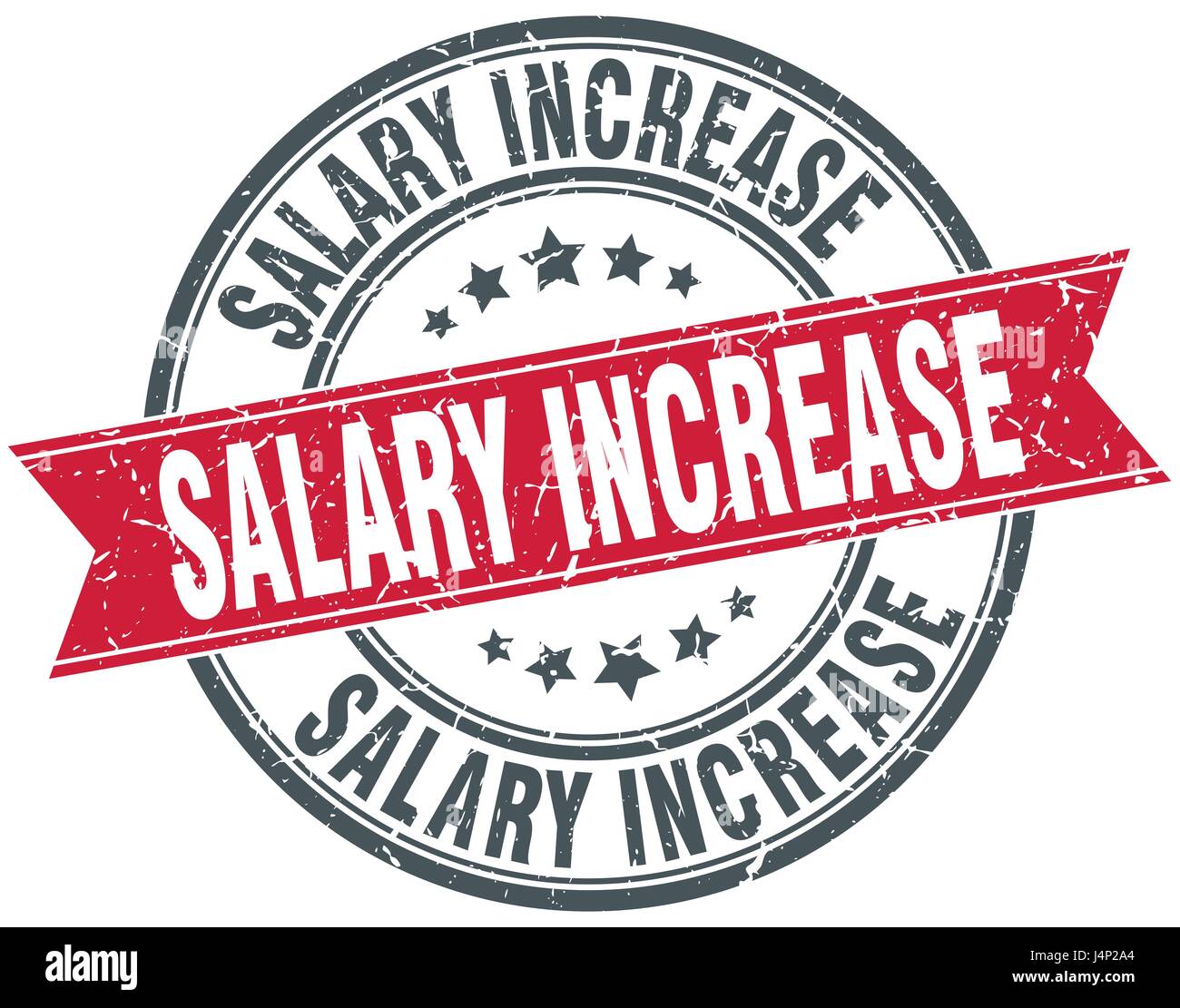 salary increase round grunge ribbon stamp Stock Vector Image & Art - Alamy