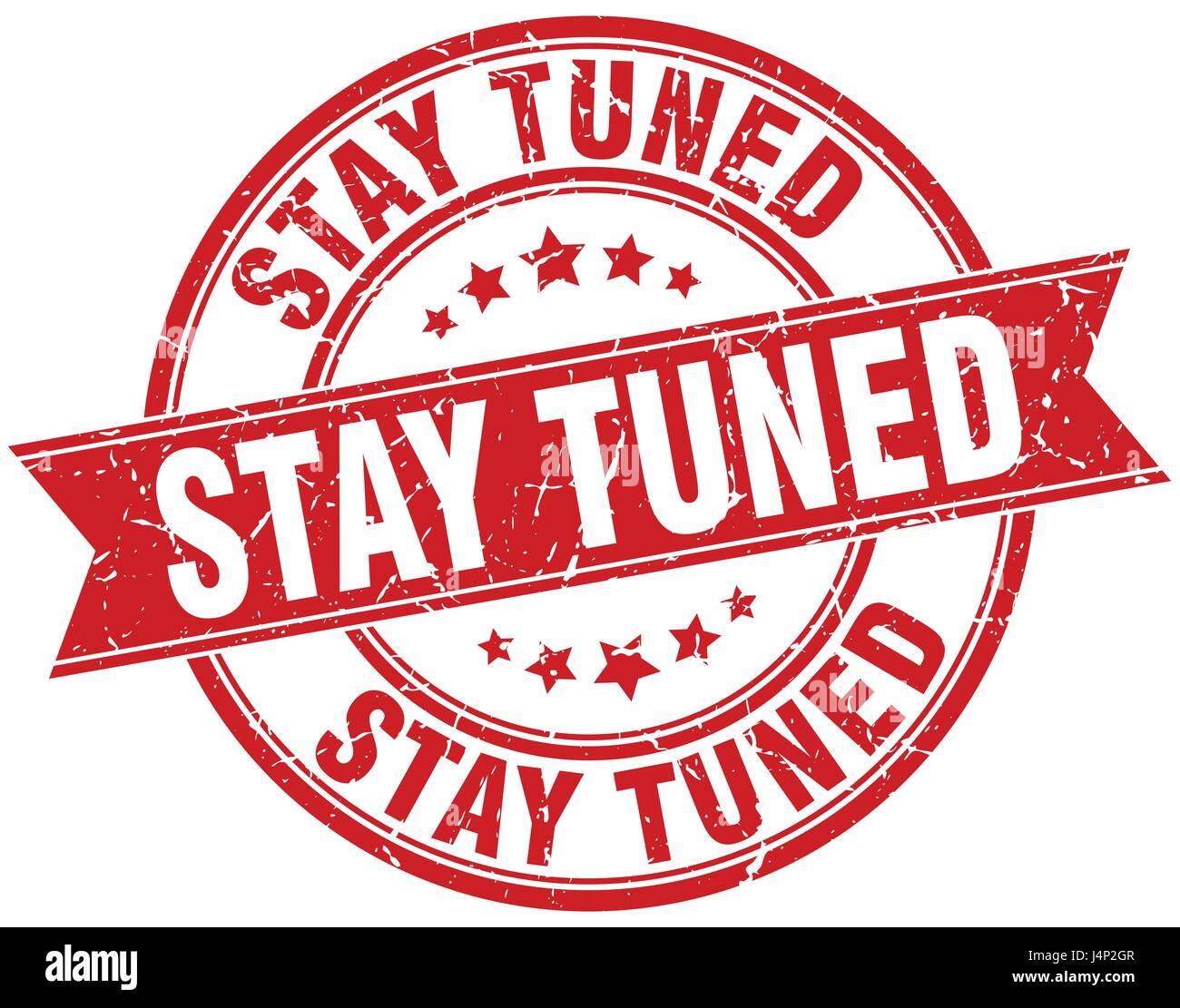 Stay tuned rubber stamp hi-res stock photography and images - Alamy