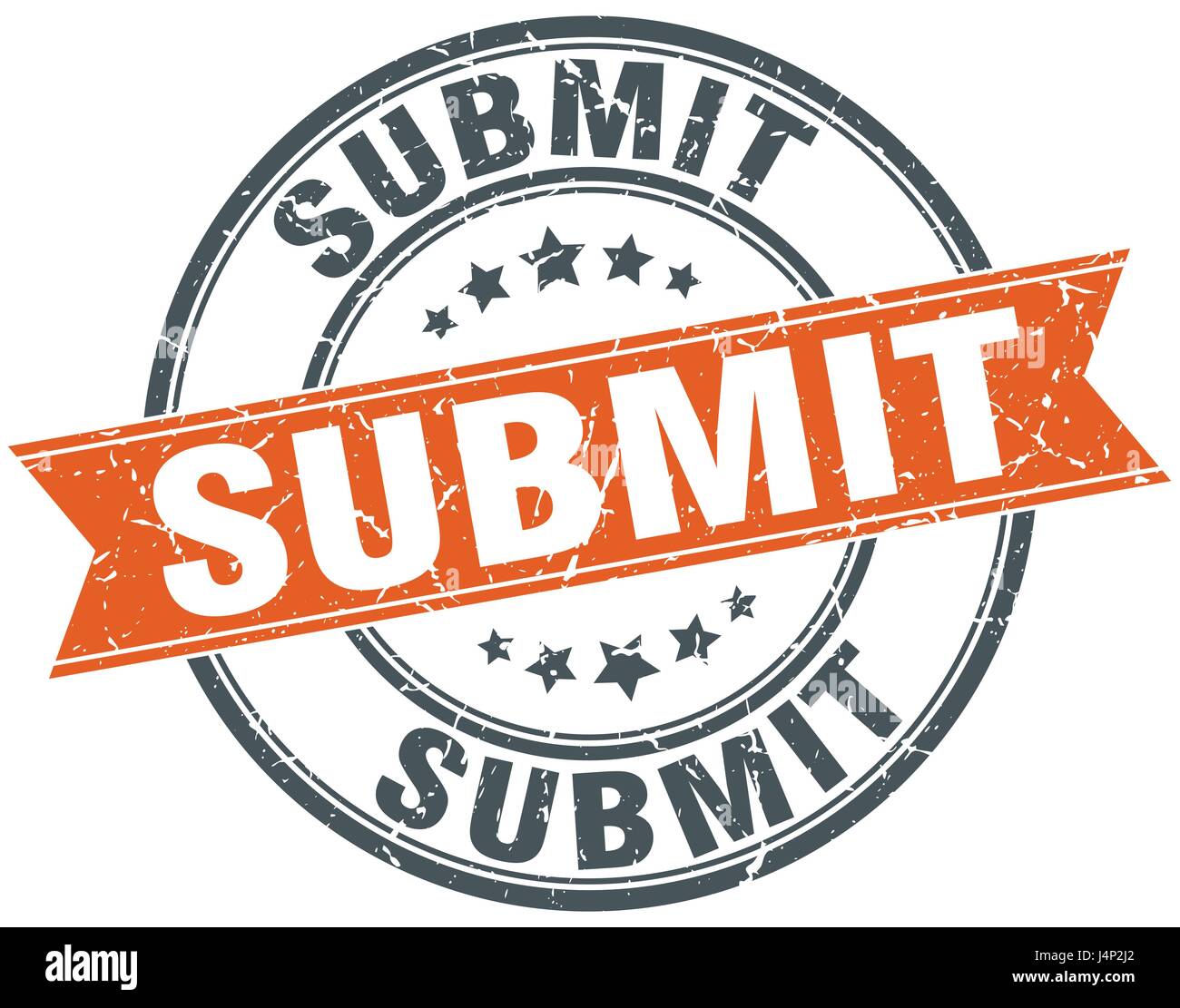 submit round grunge ribbon stamp Stock Vector Image & Art - Alamy