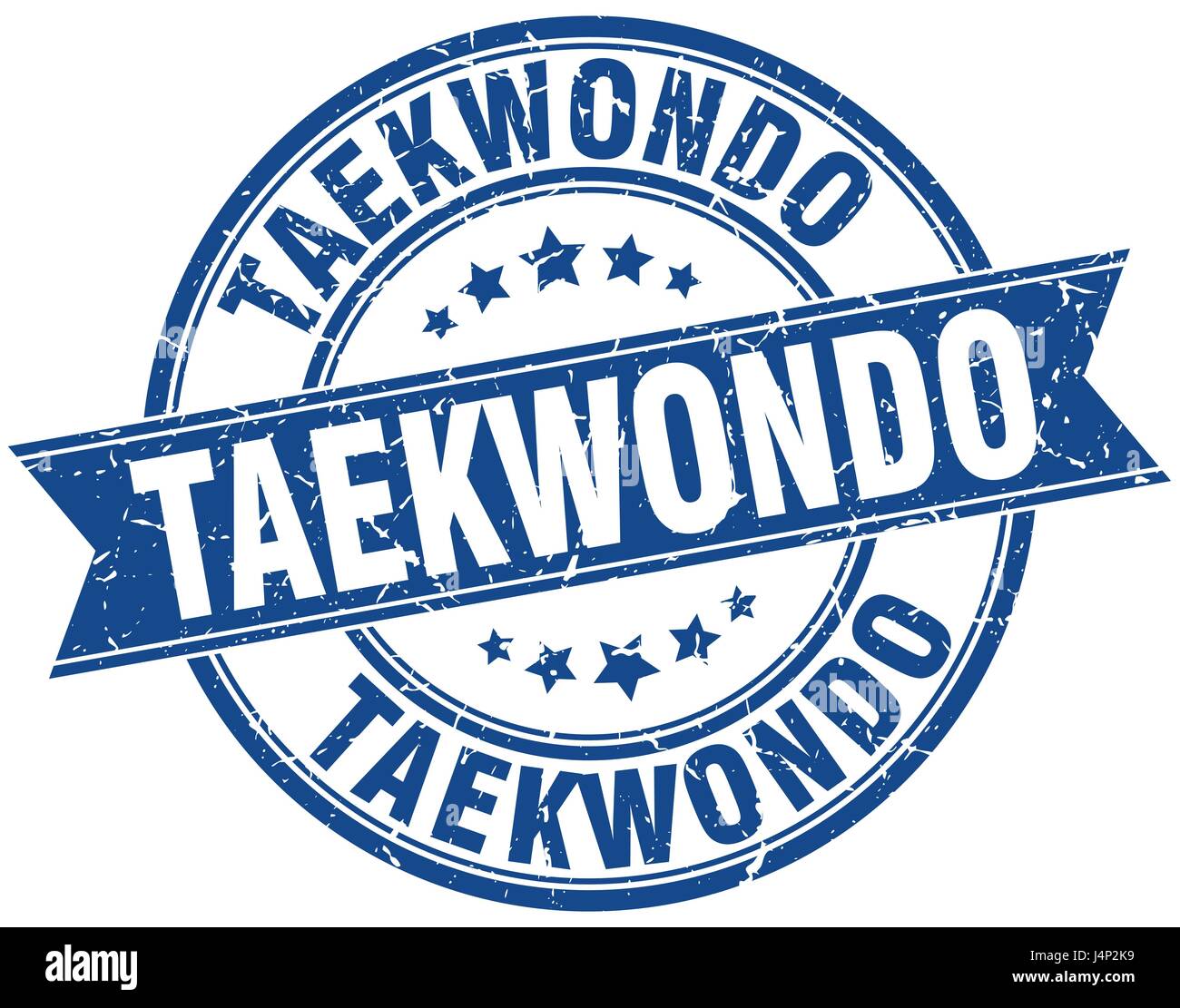 Taekwondo stamp sign seal Stock Vector Images - Alamy