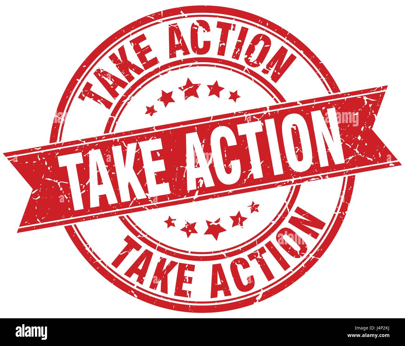 Take action seal Stock Vector Images - Alamy