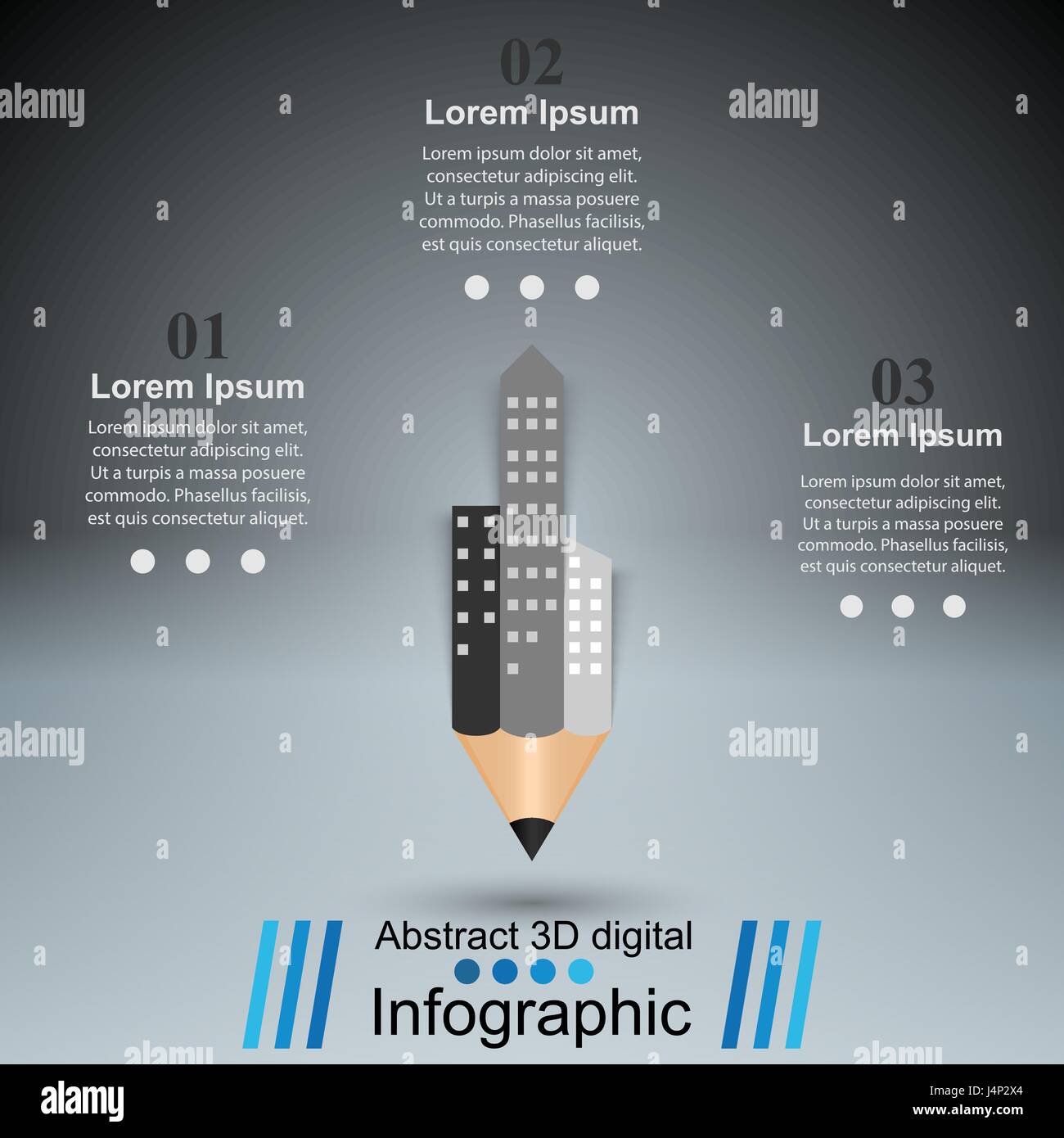 Business Infographics. Pencil icon Stock Vector Image & Art - Alamy