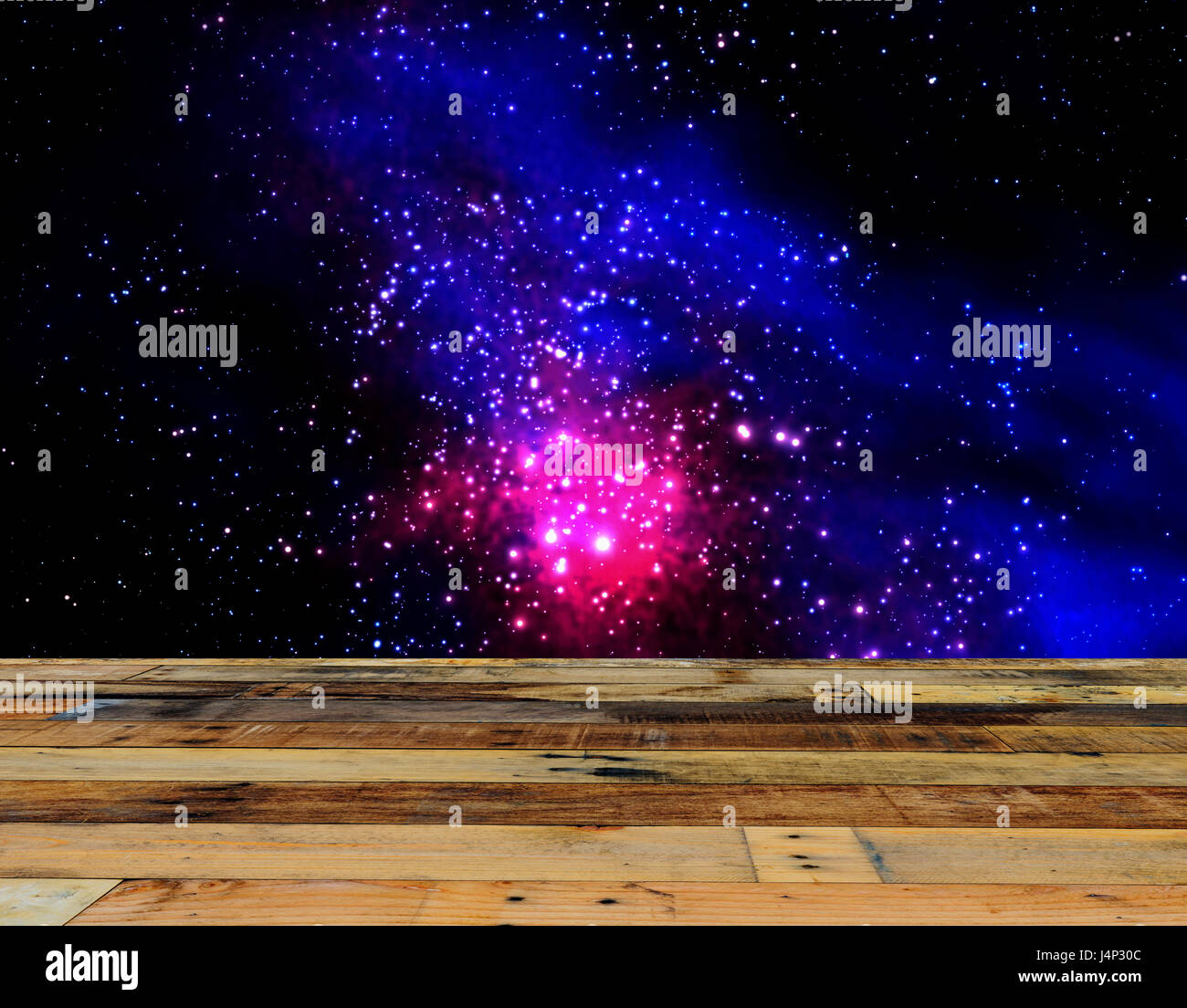 The wood table with nice beautiful background Stock Photo - Alamy