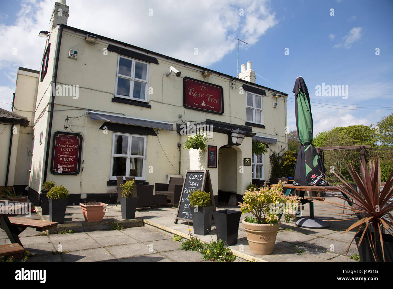 The Rose Tree Inn, Shincliffe village, Durham, England, UK Stock Photo ...