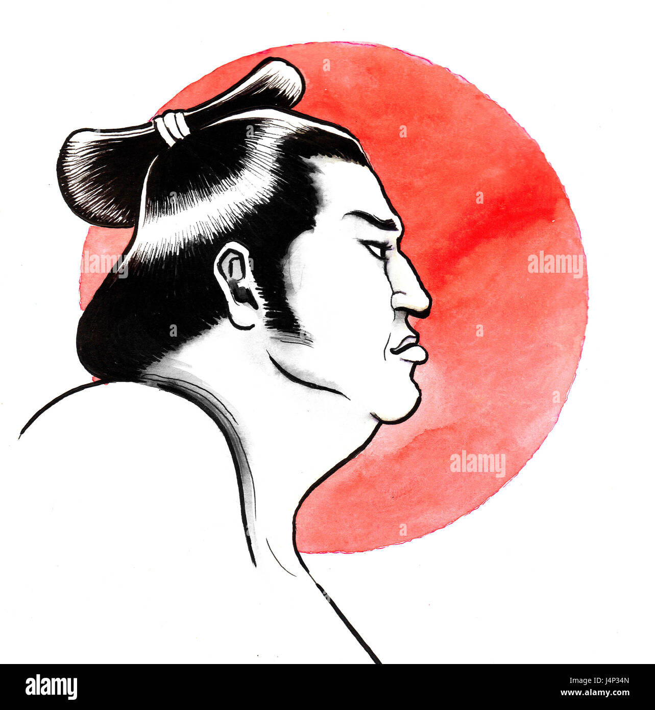 Sumo wrestler Cut Out Stock Images & Pictures - Alamy