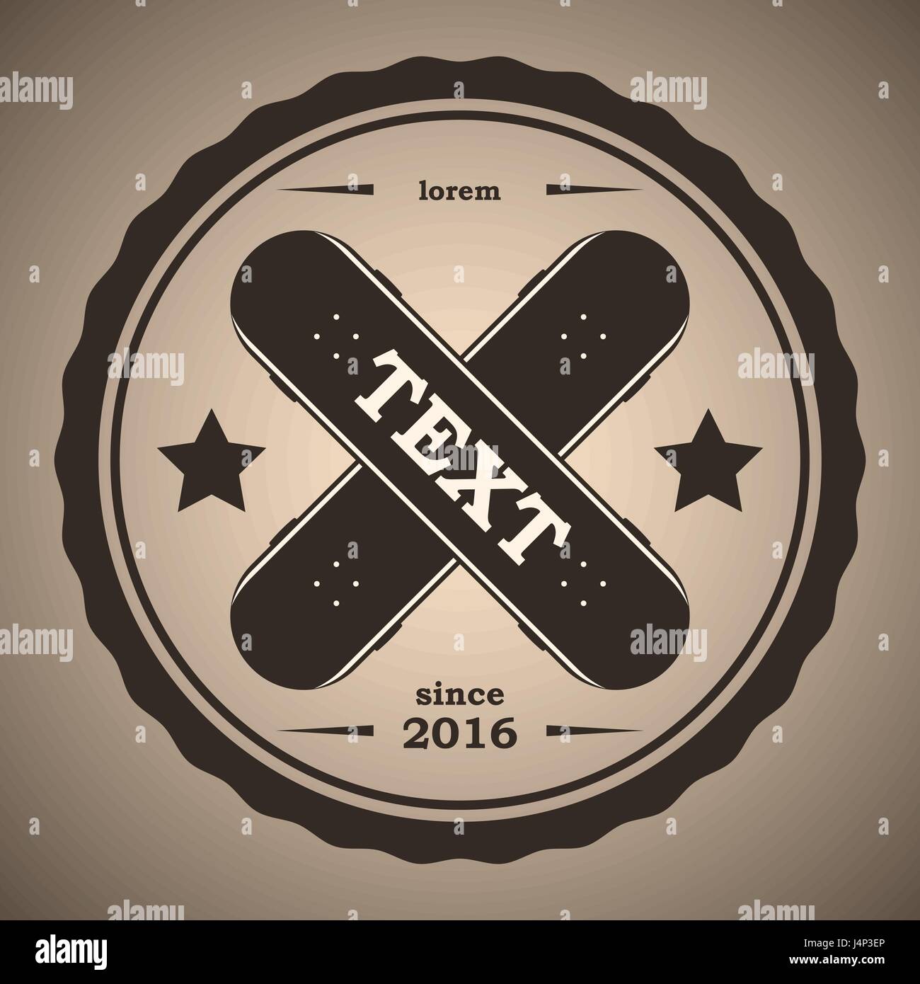 Skate Park icon. Skateboard logo Stock Vector Image & Art - Alamy