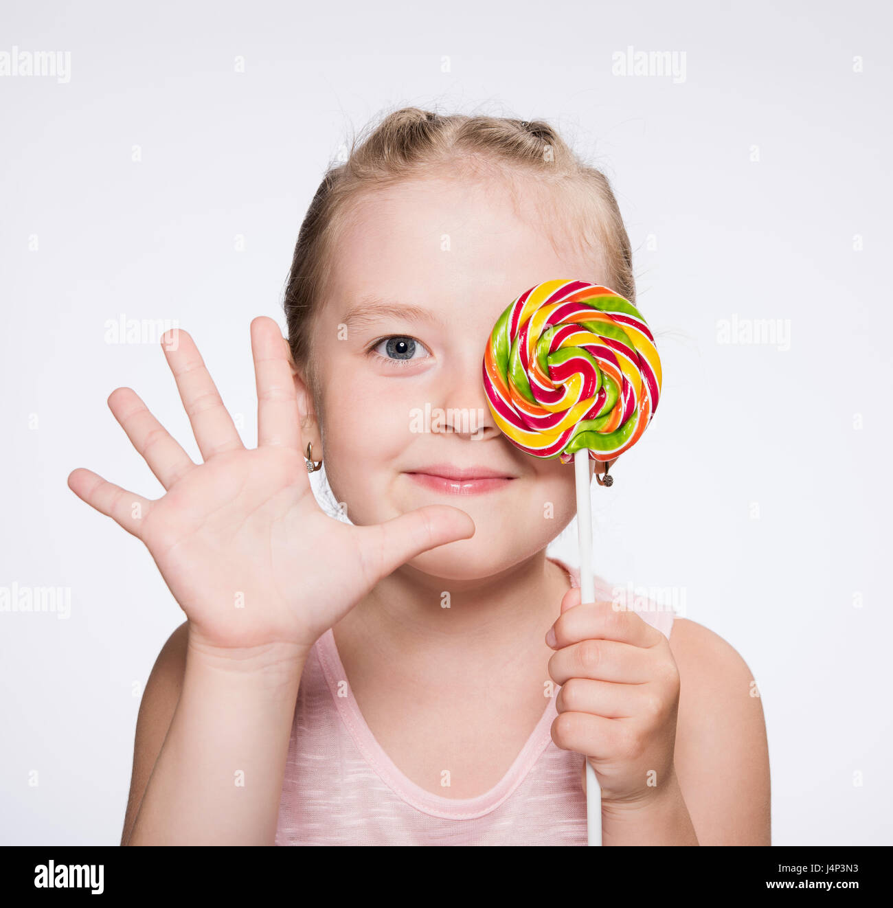 Stick lollipop caramel lolly circle hi-res stock photography and images ...