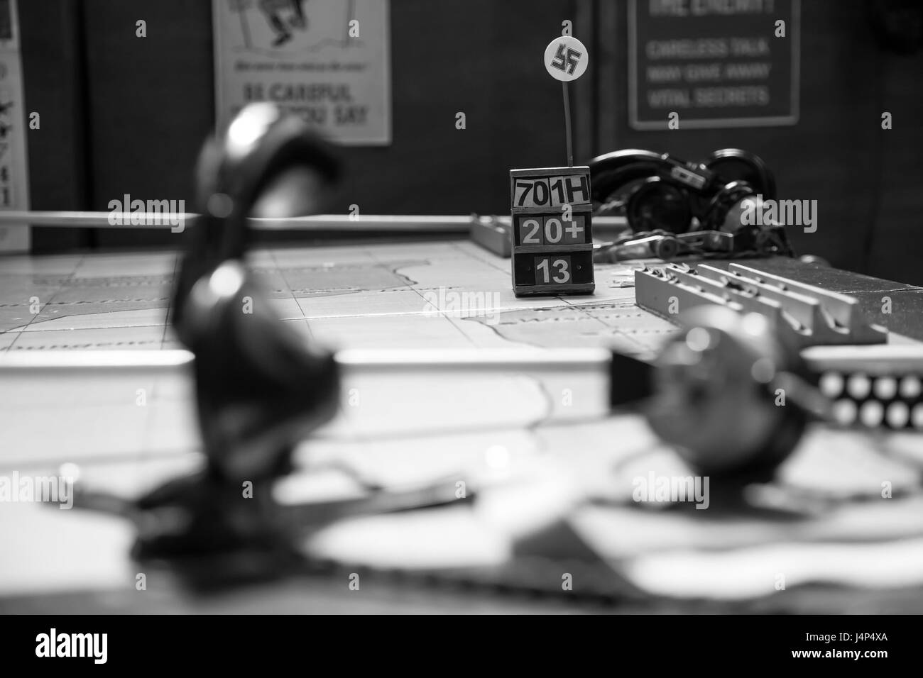 RAF Control Room Reenactment Stock Photo - Alamy