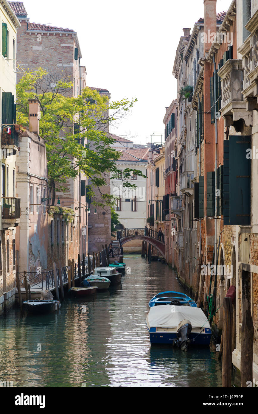 Italy, Venice, quiet backwaters of Venice canals Stock Photo - Alamy