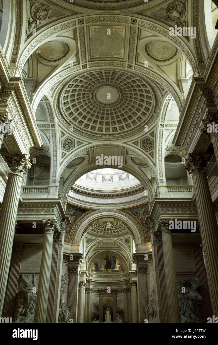 Pantheon paris inside hi-res stock photography and images - Alamy