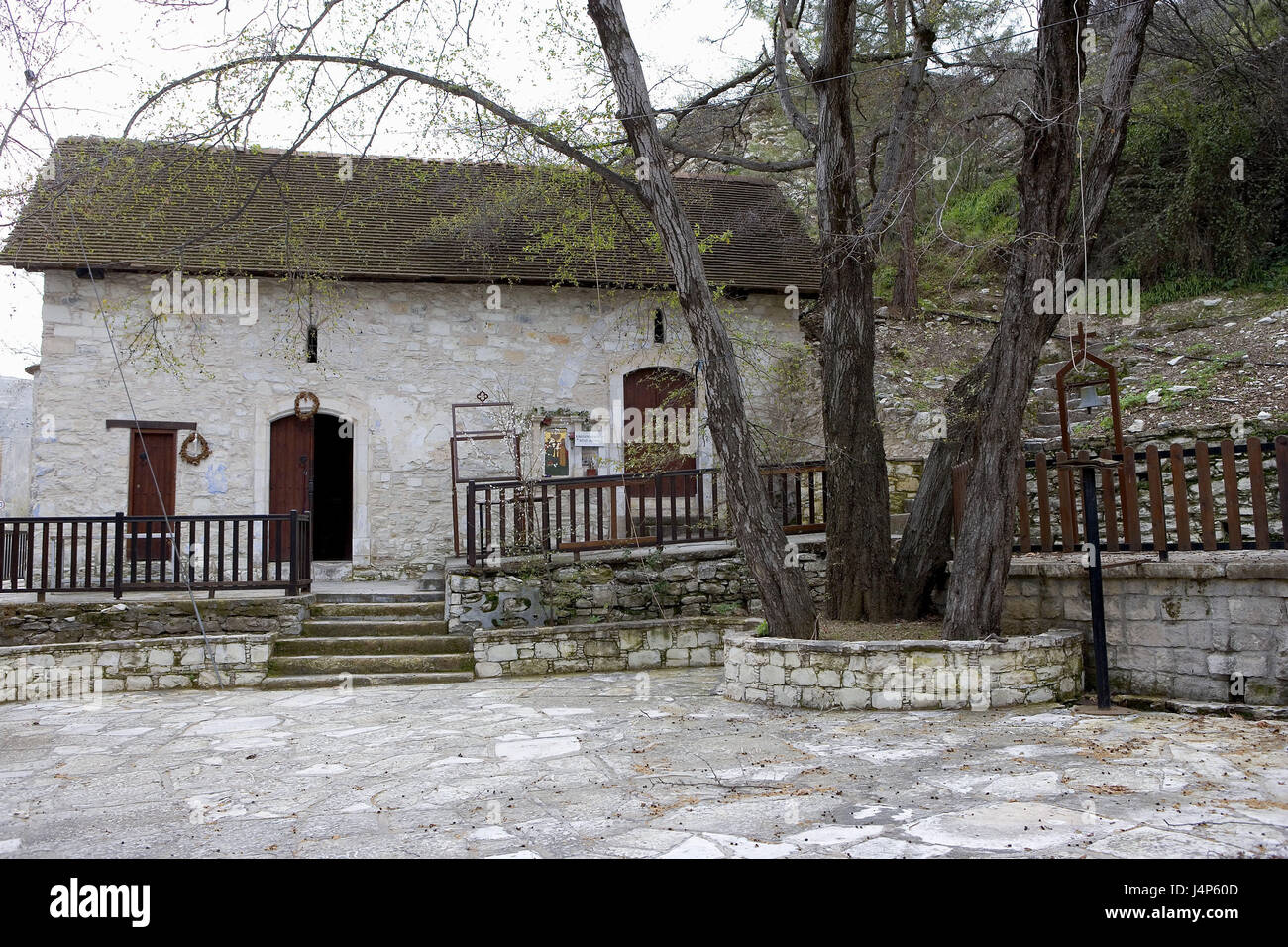 Cyprus, Kilani, church holy Mavra, Mediterranean island, island, inland ...