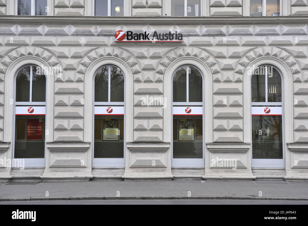 Austria, Salzburg bank, facade, detail Stock Photo - Alamy