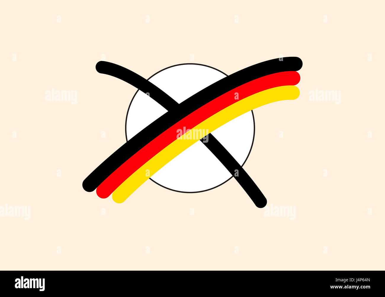 Polling card cross hi-res stock photography and images - Alamy