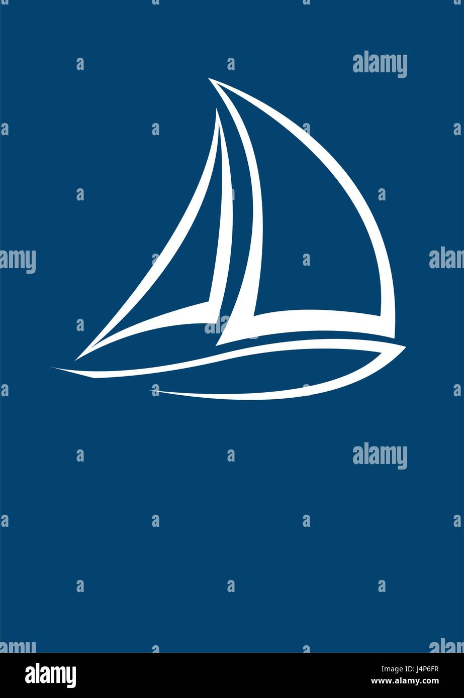 Yacht logo hi-res stock photography and images - Alamy