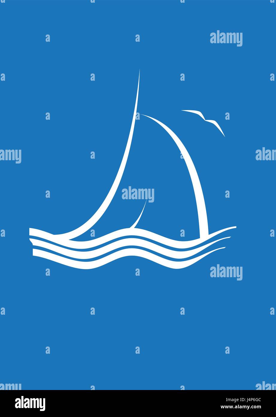 Yacht logo hi-res stock photography and images - Alamy
