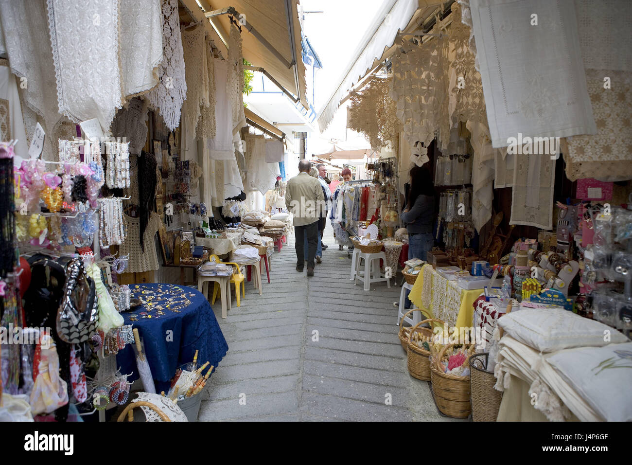 Cyprus, Omodos, shops, souvenirs, handicraft, manual labours ...