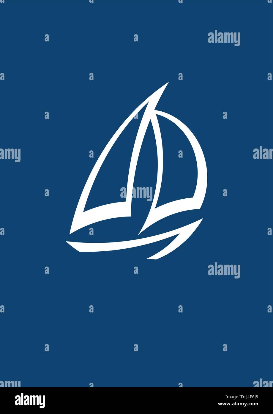 Yacht logo hi-res stock photography and images - Alamy