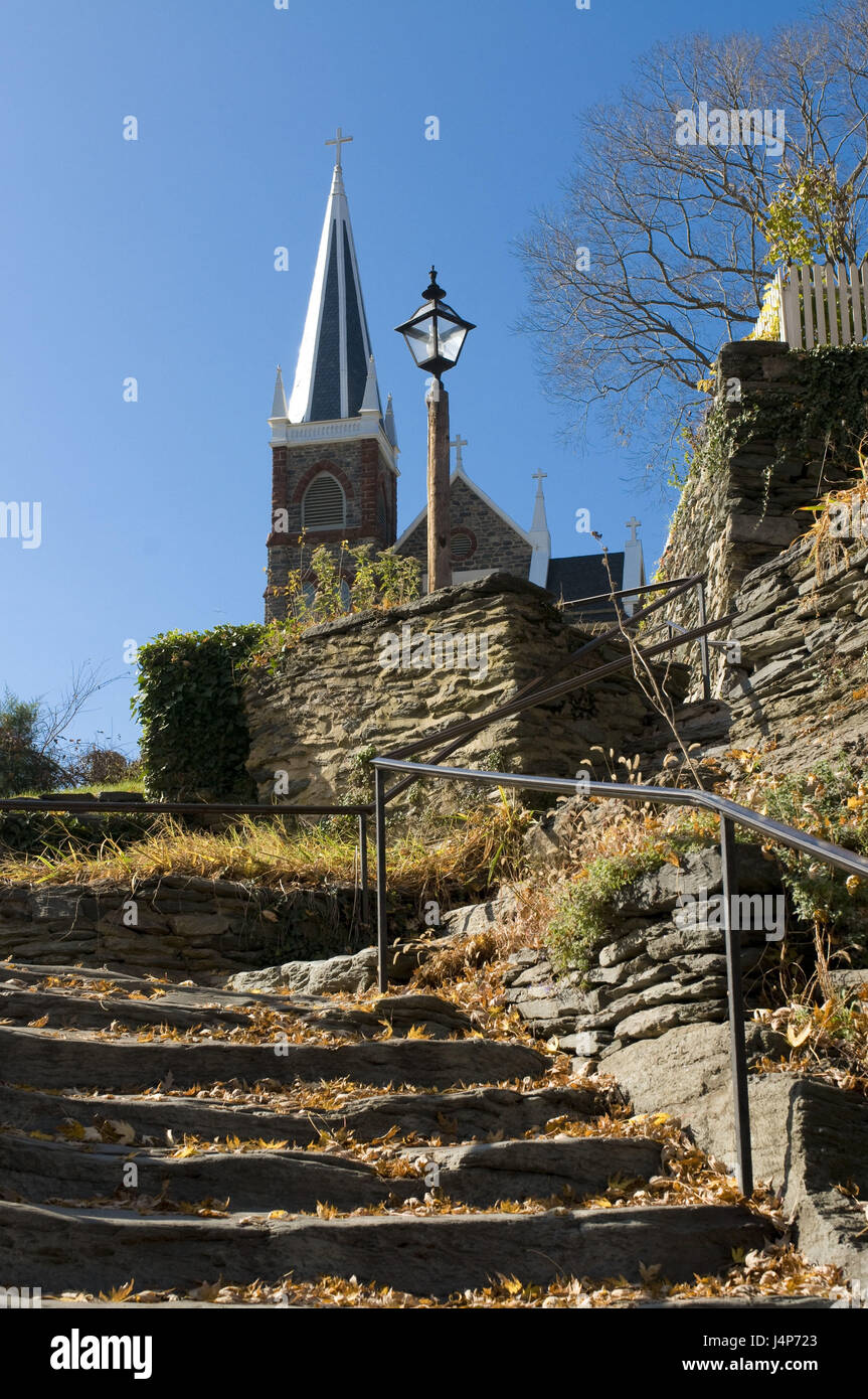 Church stairs hi-res stock photography and images - Alamy