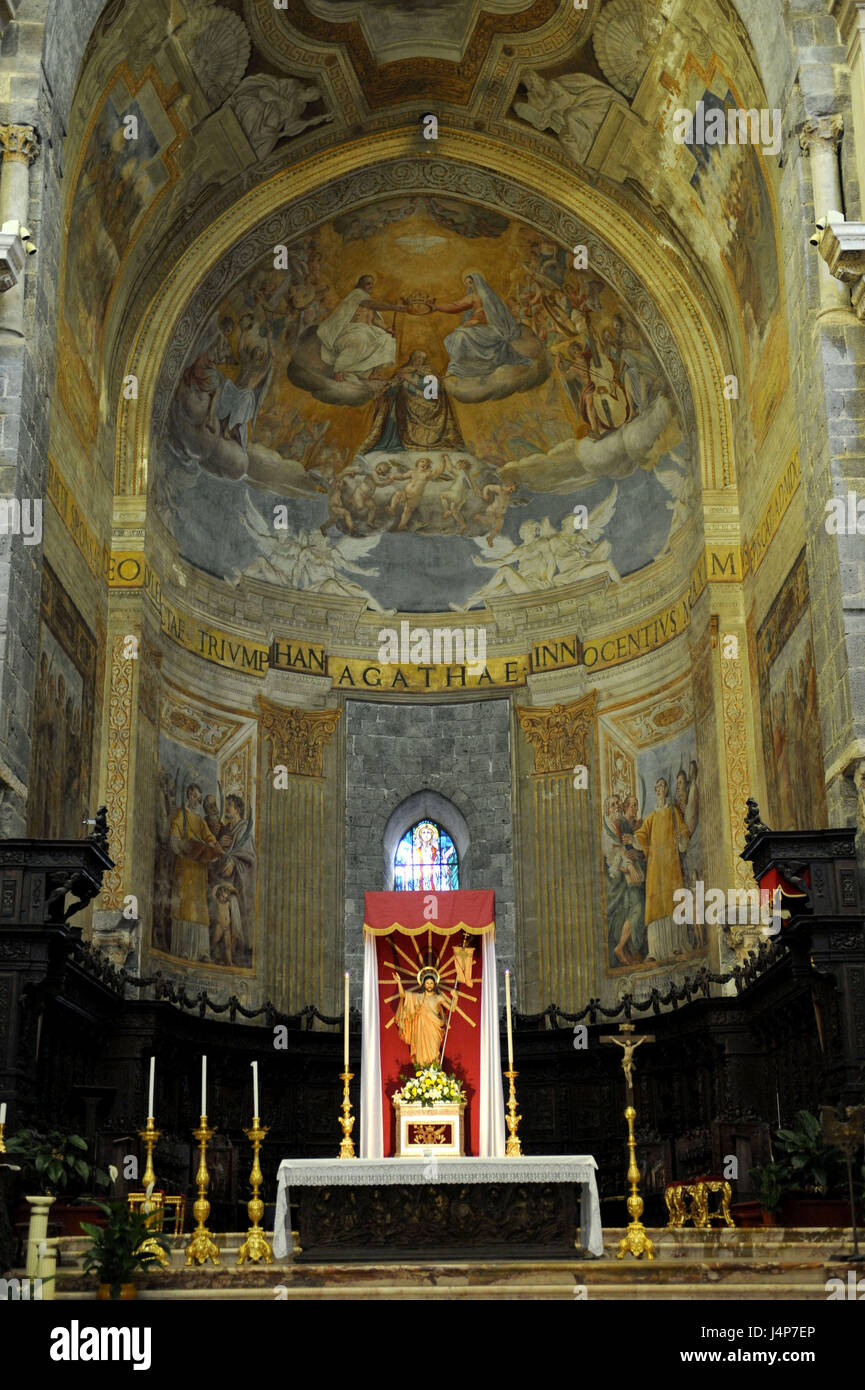 Catania cathedral ceiling hi-res stock photography and images - Alamy