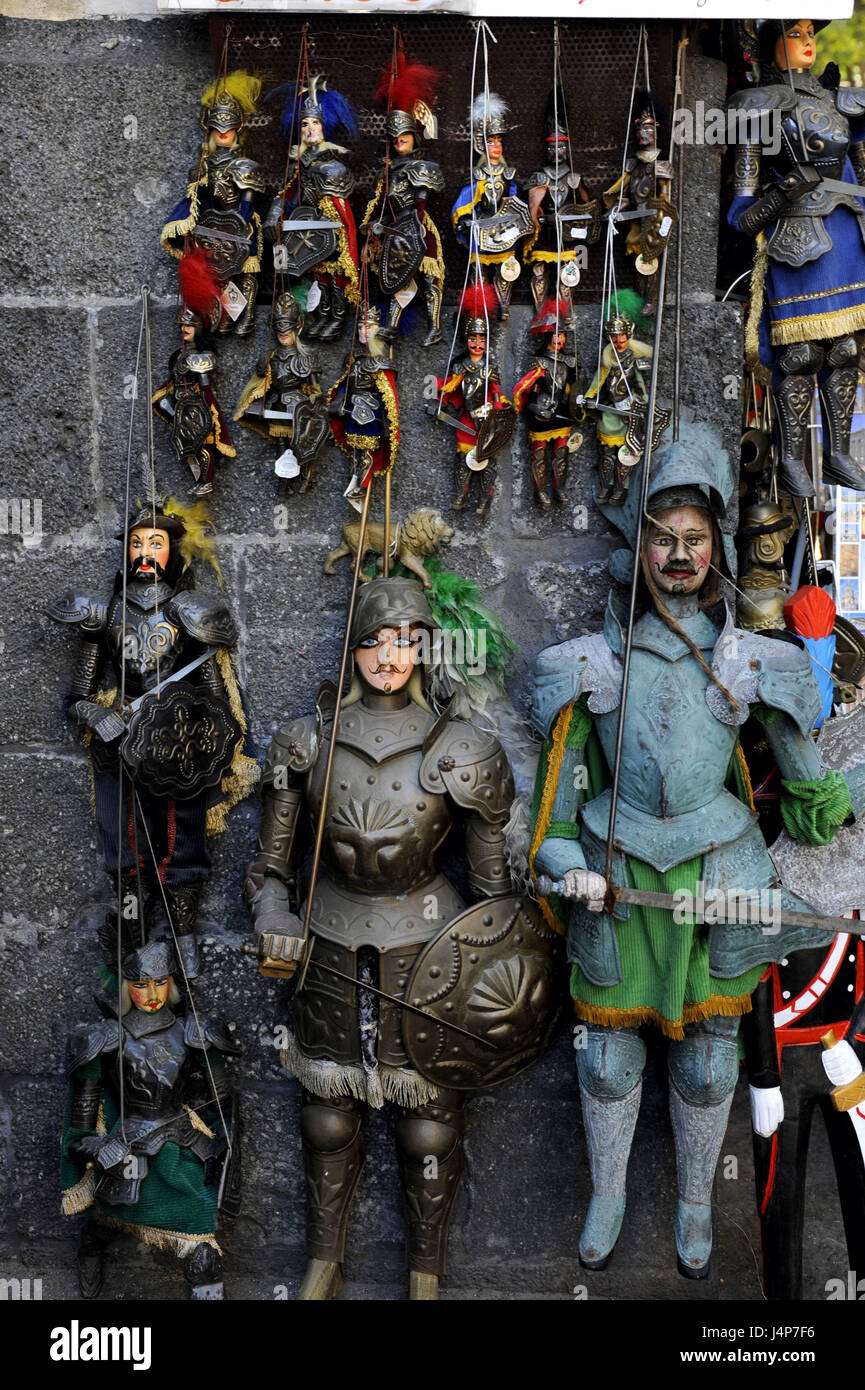 Italy, island Sicily, Catania, Pupi, puppets Stock Photo - Alamy